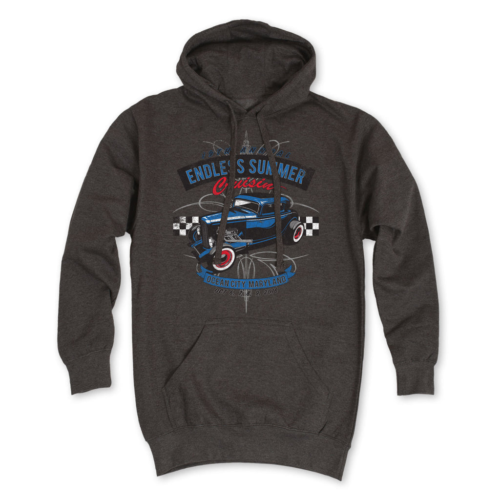 2016 Cruisin Endless Summer car show event dark charcoal hooded sweats ...